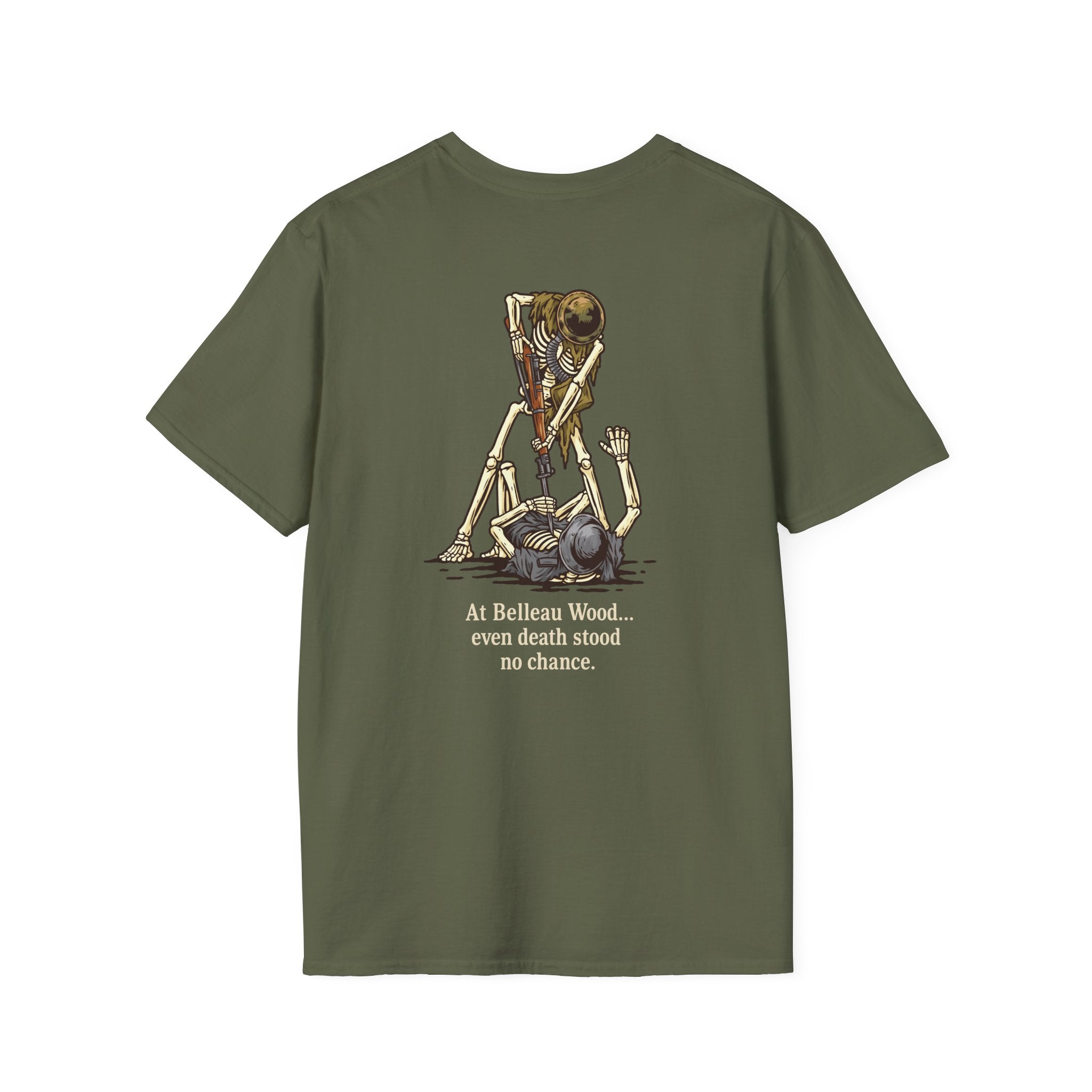 At Belleau Wood… even death stood no chance. Skeleton Jack - T Shirt ...